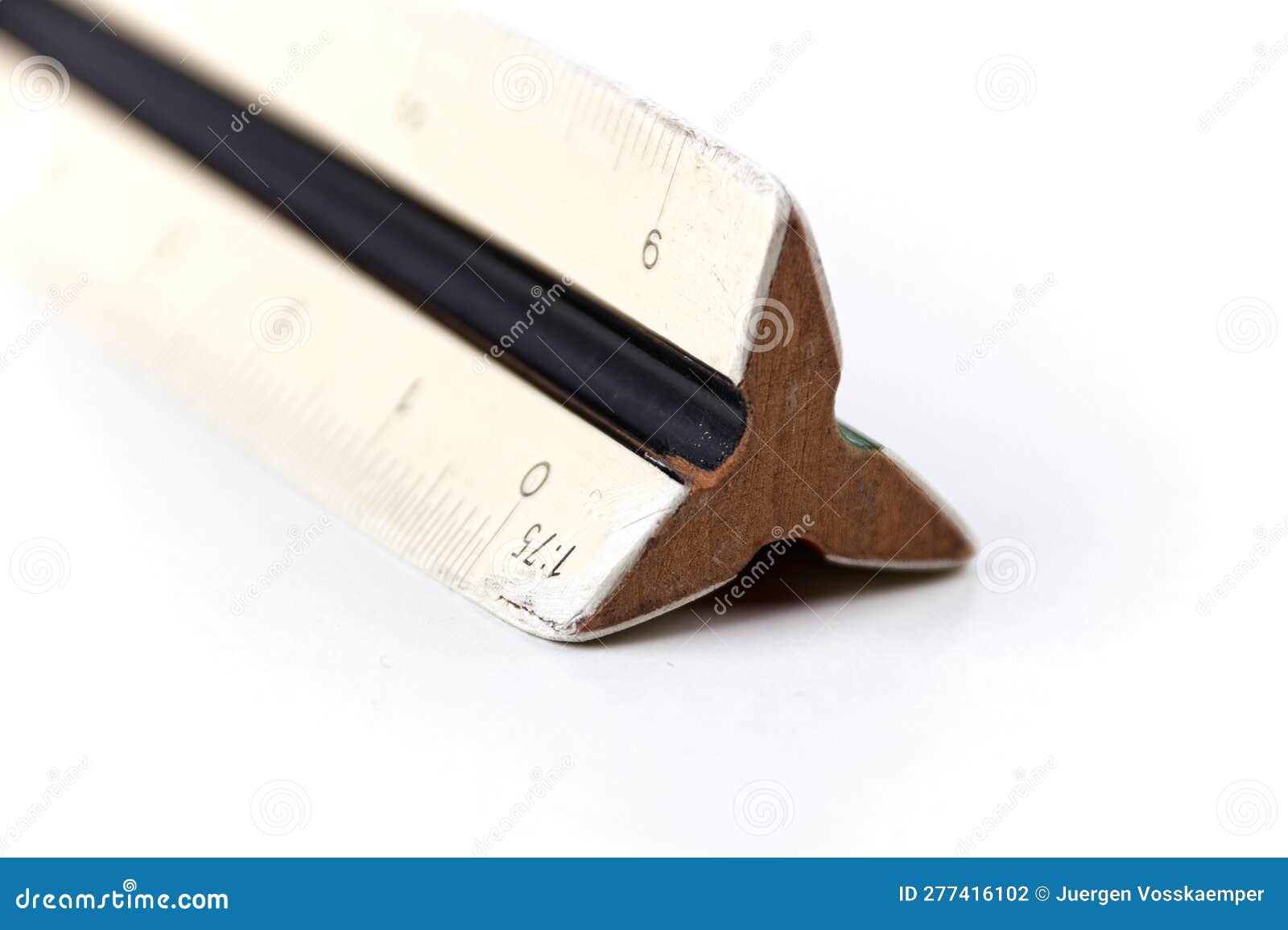 Calculating With A Slide Rule, Multiplications Written On Paper Stock ...