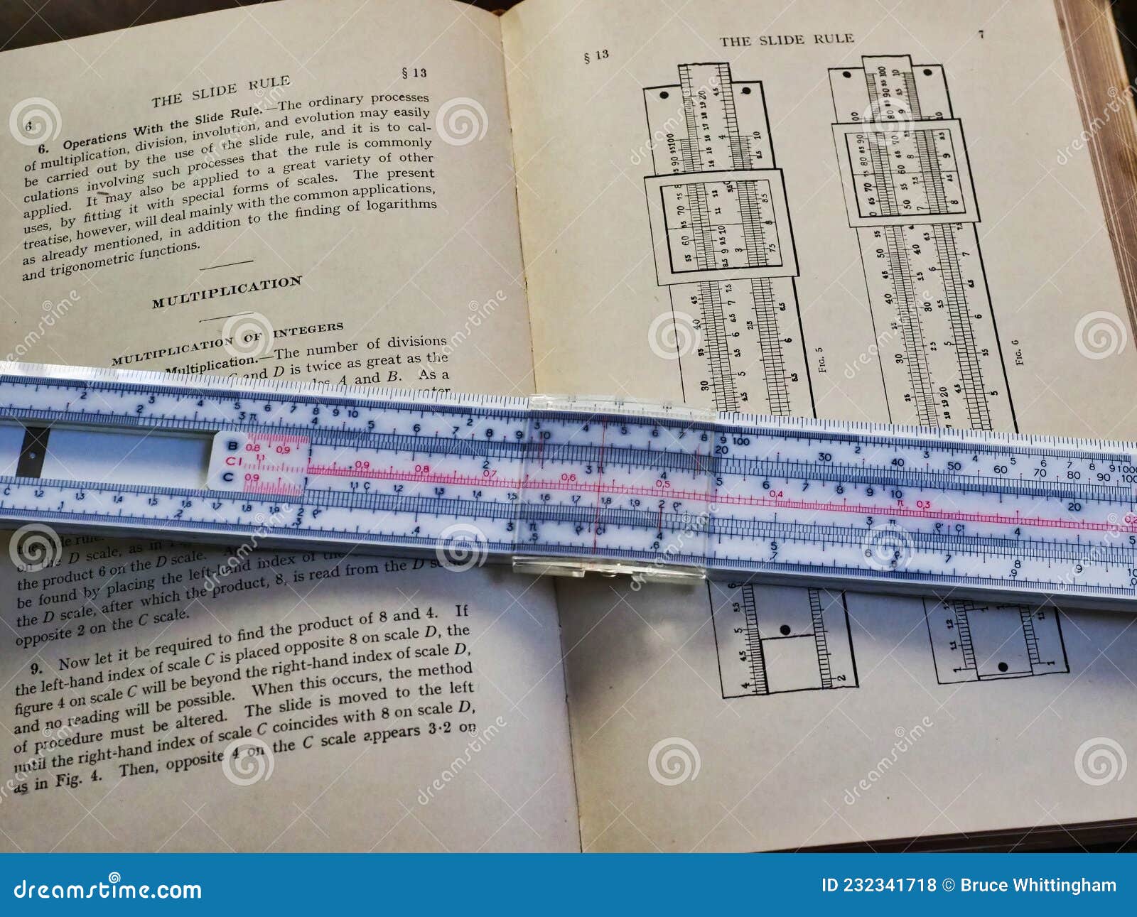 Old Mathematics Text Book Open Royalty-Free Stock Photography ...