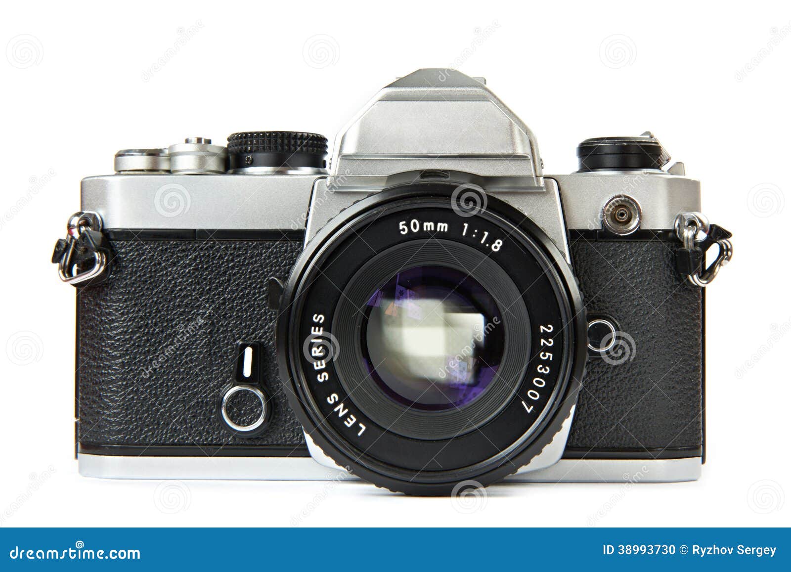 Vintage SLR camera stock photo. Image of electronic, reflection - 38993730