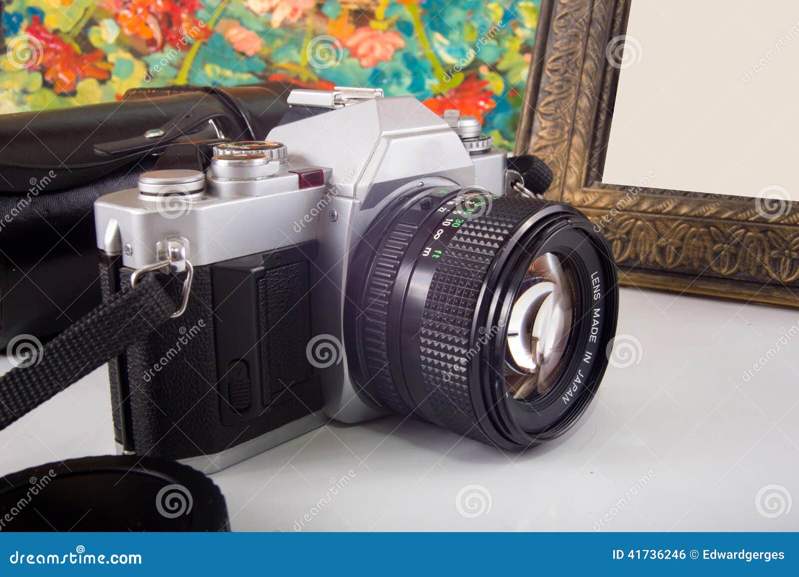 Vintage SLR Camera stock photo. Image of black, pretty - 41736246