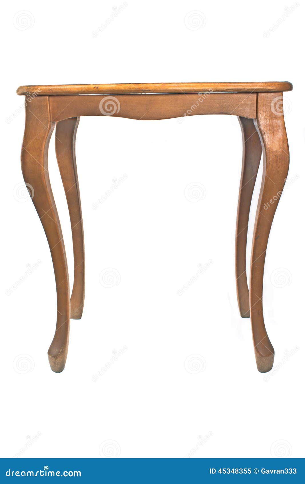 Vintage Small Hard Wood Table Stock Image - Image of table, hard: 45348355