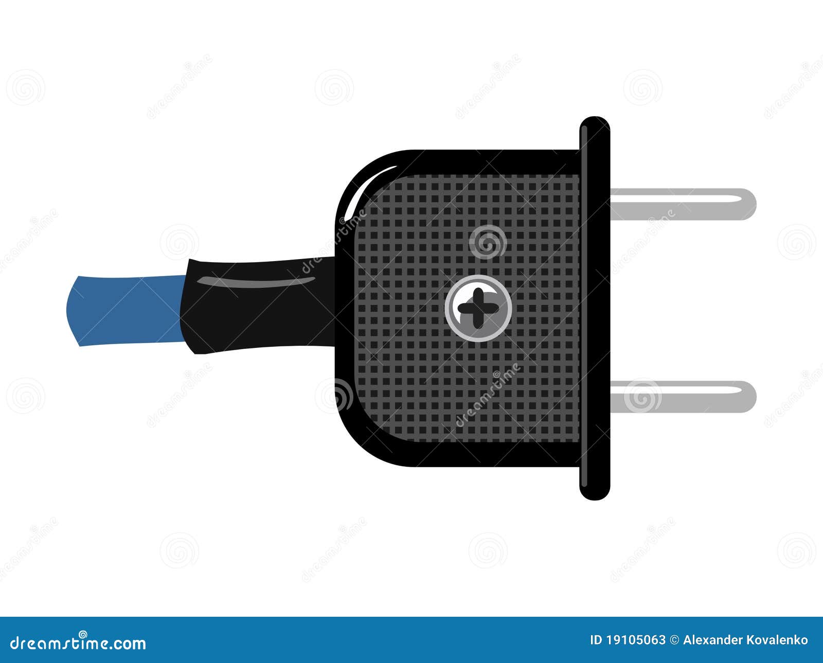 Vintage socket plug stock vector. Illustration of voltage - 19105063