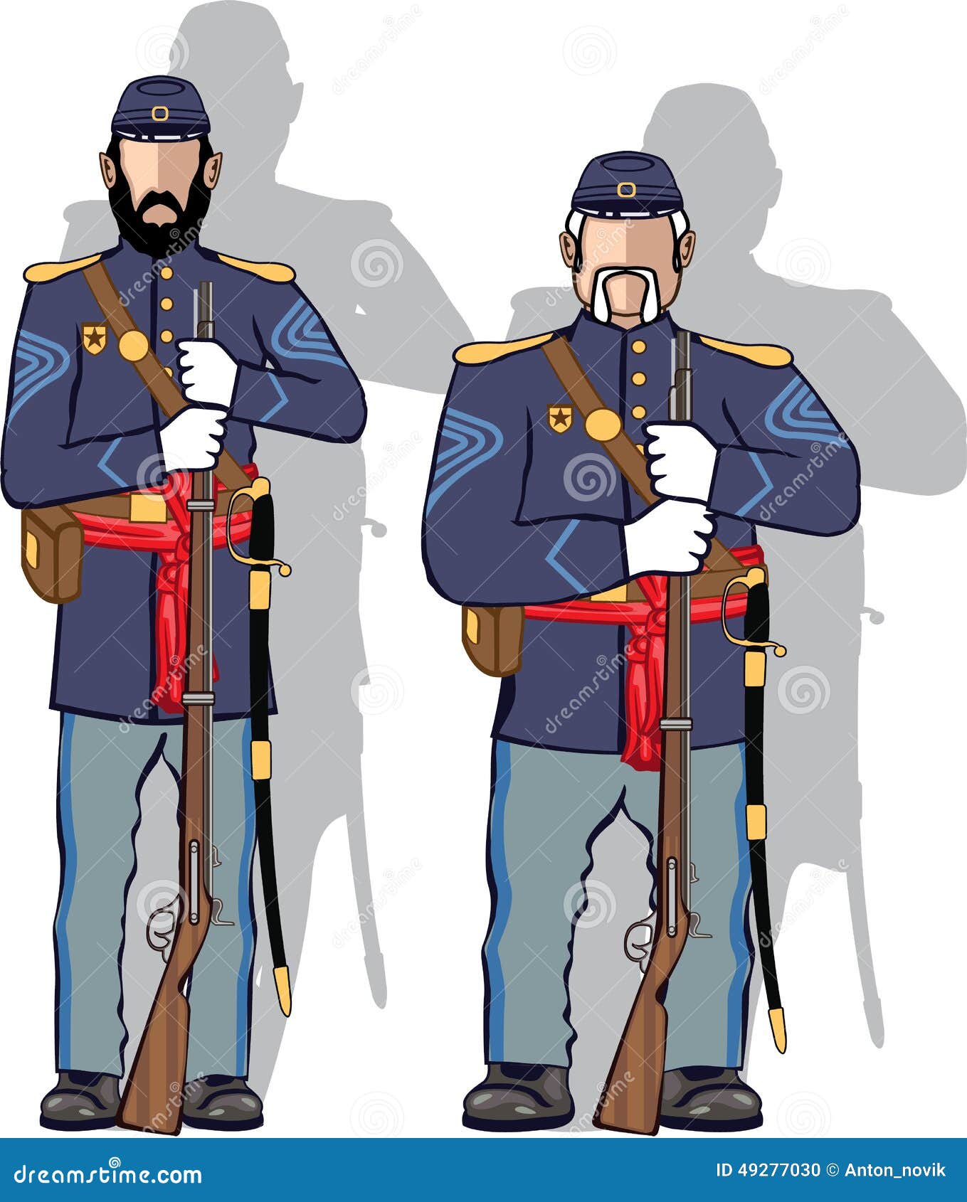 Muskets Set Ancient Pistols Vector Illustration | CartoonDealer.com ...