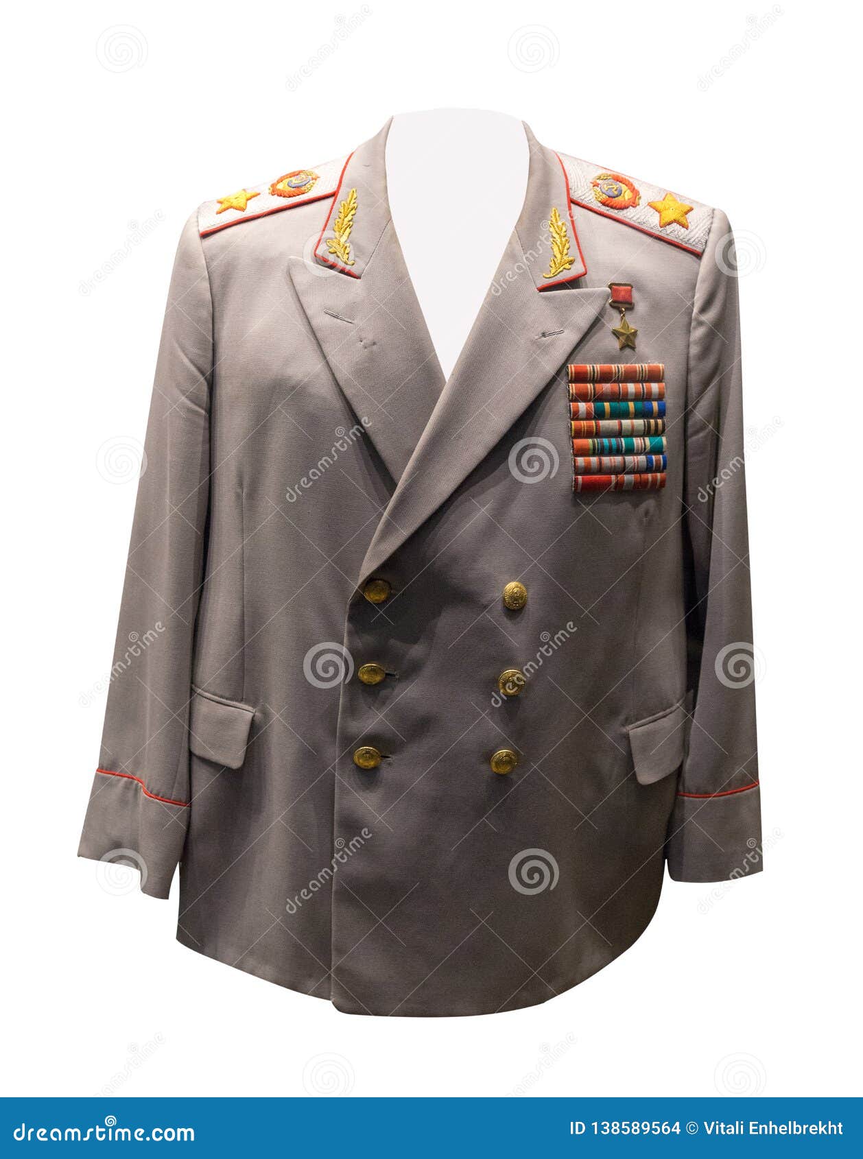 Vintage Soviet Military Clothing.jacket of the Soviet Marshal Stock ...