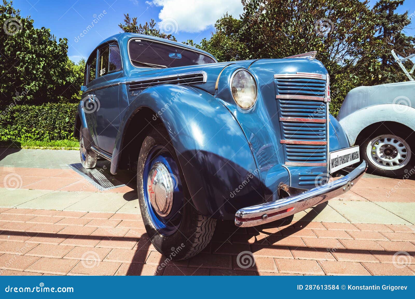 Vintage Soviet Moskvich-401 Car at Retro Show Editorial Stock Image ...