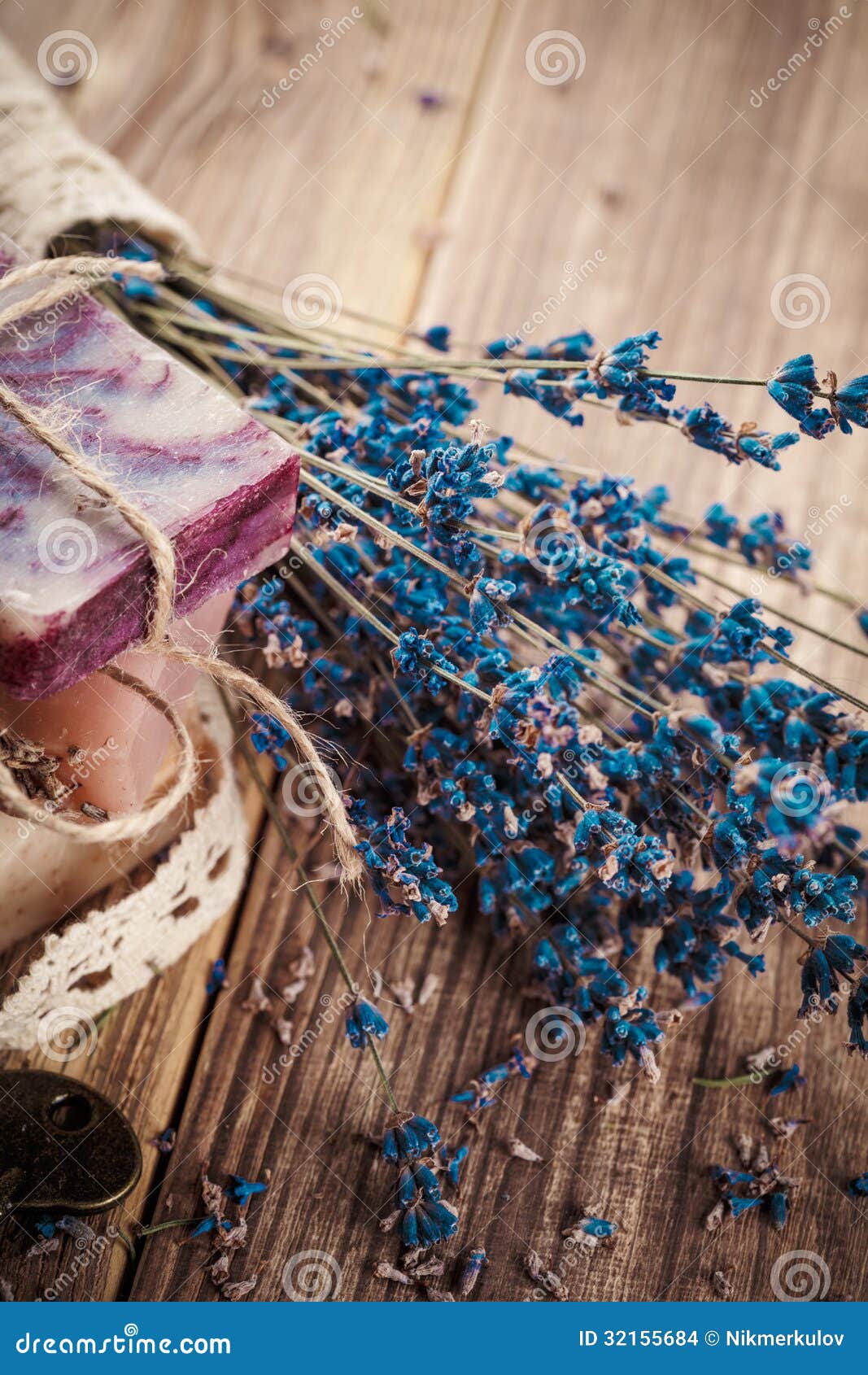 Vintage Spa Stilleven Met Lavendel Stock Foto - Image of droog ...