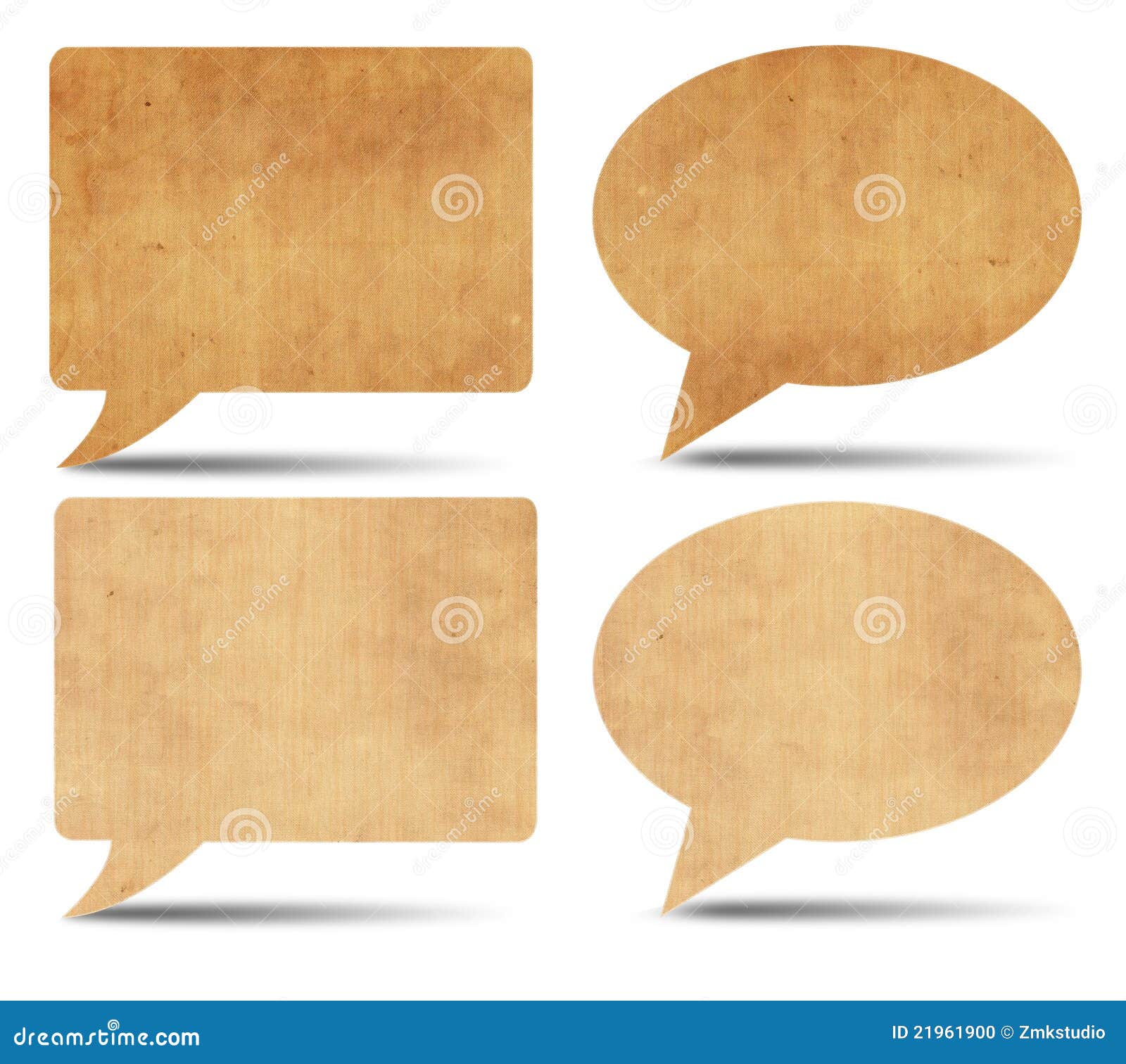 Vintage Speech Bubbles Background Royalty-Free Stock Image ...