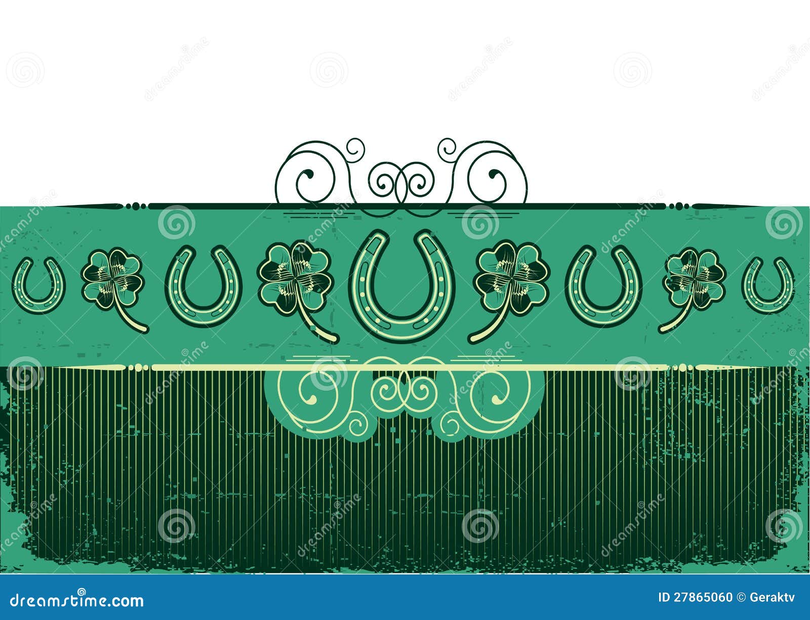 Vintage St. Patricks Day Abstract Background Stock Vector ...
