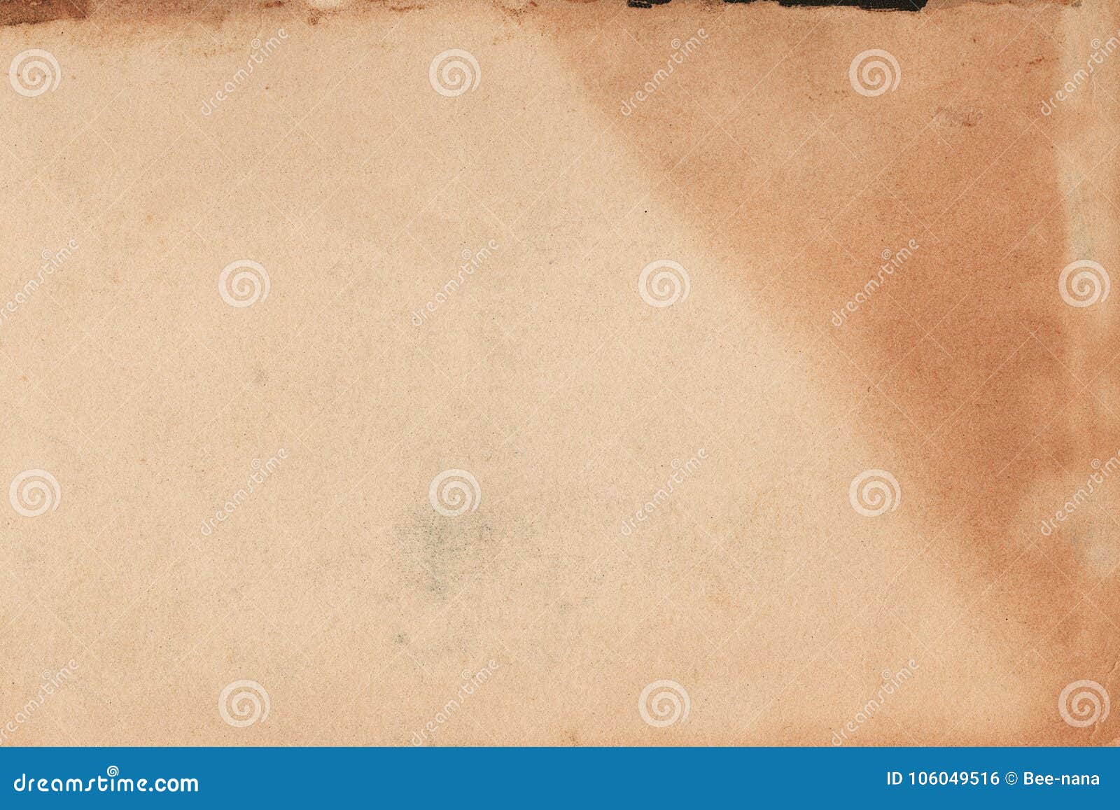 Vintage Stained Sheet of Paper Stock Photo - Image of antique, grungy ...