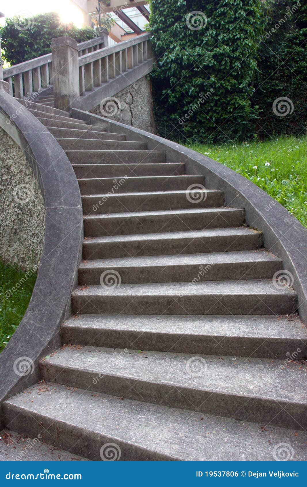 Vintage stairs of stone stock photo. Image of home, column - 19537806
