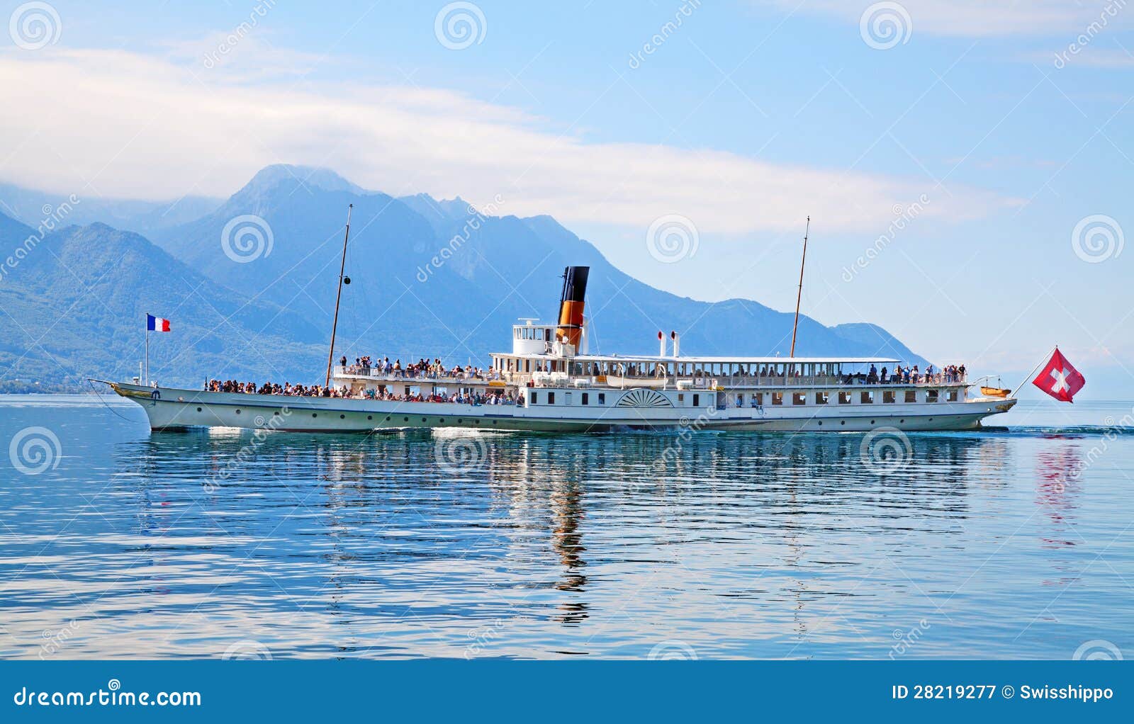 Vintage steam boat stock image. Image of europe, pier - 28219277