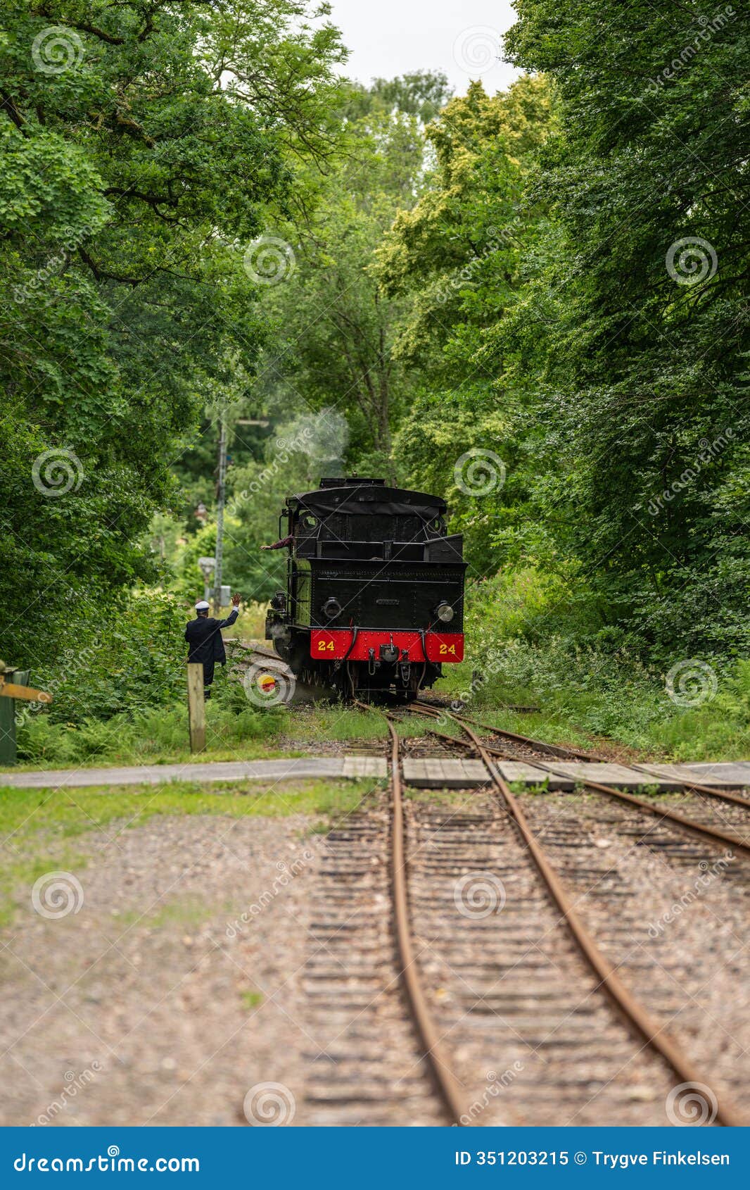 Vintage Steam Engine Backing Up.. Stock Image - Image of metal, closeup ...