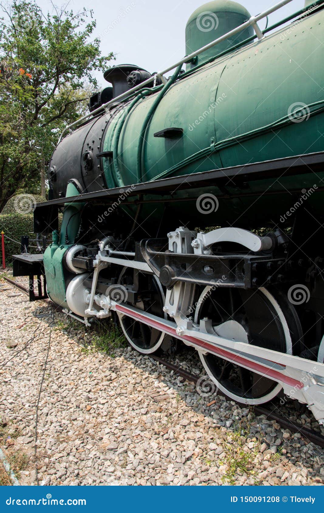 Vintage Steam Engine Locomotive Train Stock Photo - Image of power ...