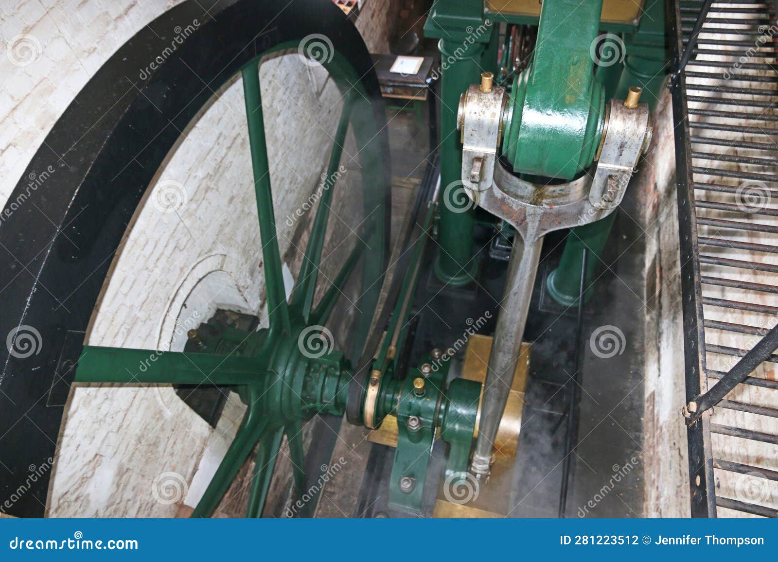 Vintage Steam Engine in a Mill Stock Photo - Image of flame, flames ...