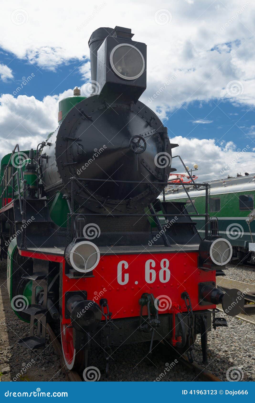 Vintage Steam Powered Railway Train Stock Image - Image of netherlands ...