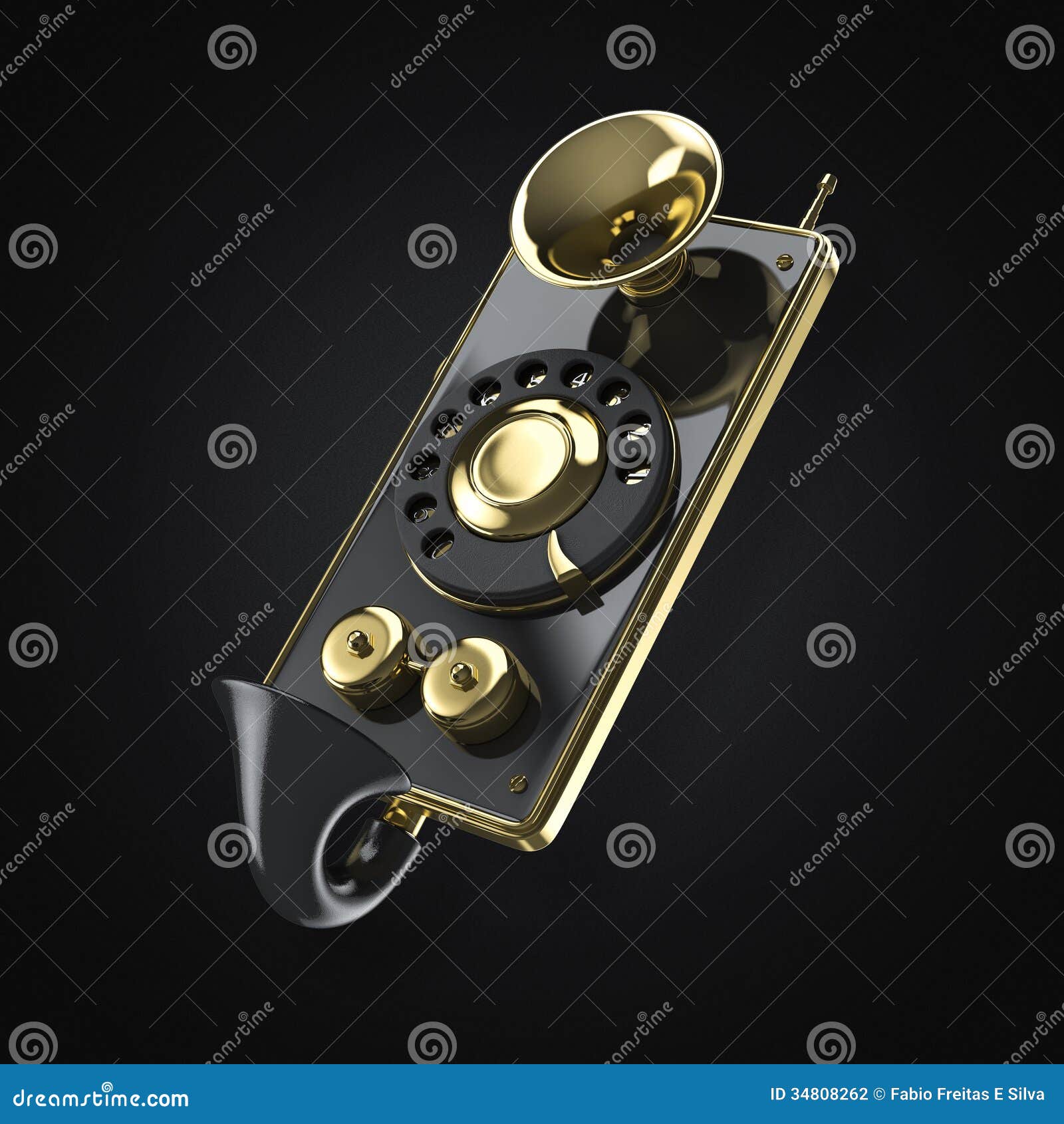 Vintage Steam Punk Smart Phone Stock Illustration - Illustration of ...