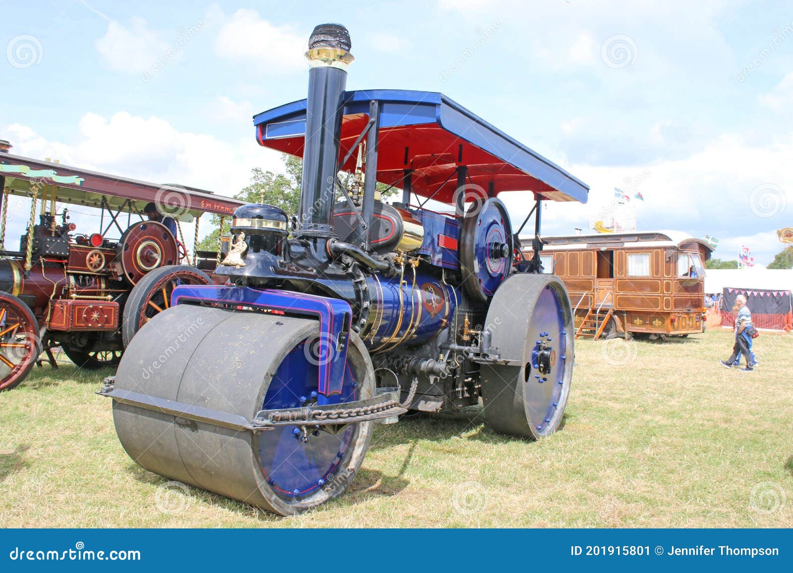 Vintage Steam Traction Engine Roller Editorial Photo - Image of tractor ...