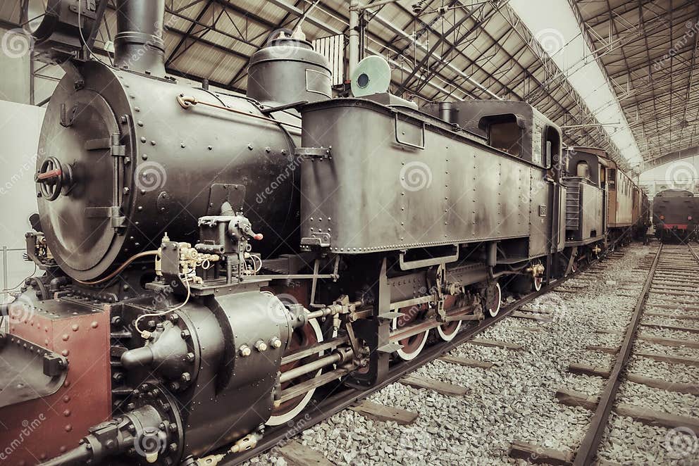 Vintage steam train stock photo. Image of steam, rail - 28982348