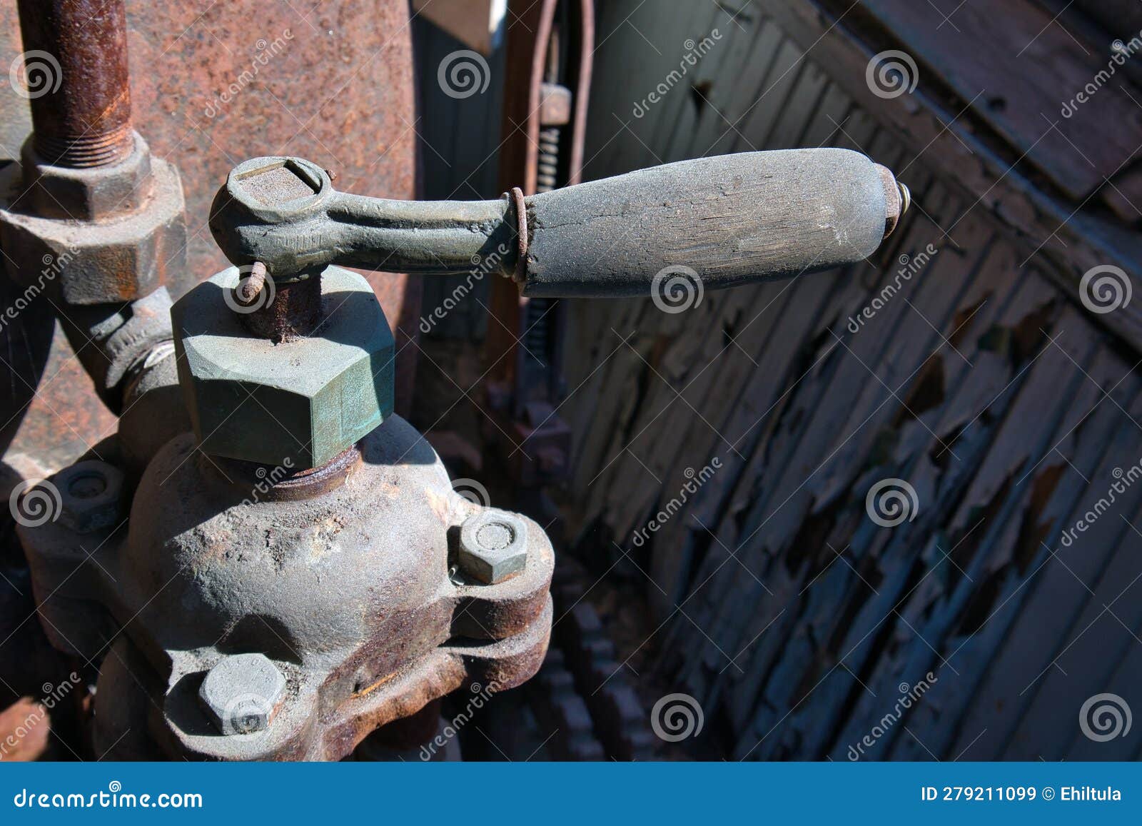 Vintage steam train handle stock image. Image of detail - 279211099
