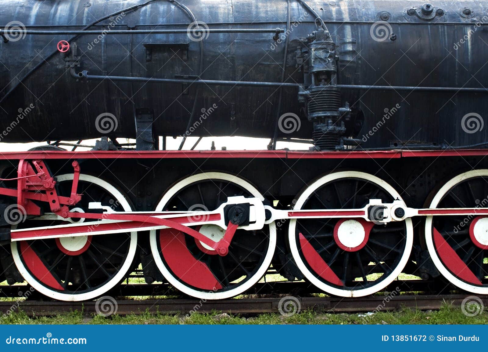 Vintage steam train wheels stock photo. Image of railway - 13851672