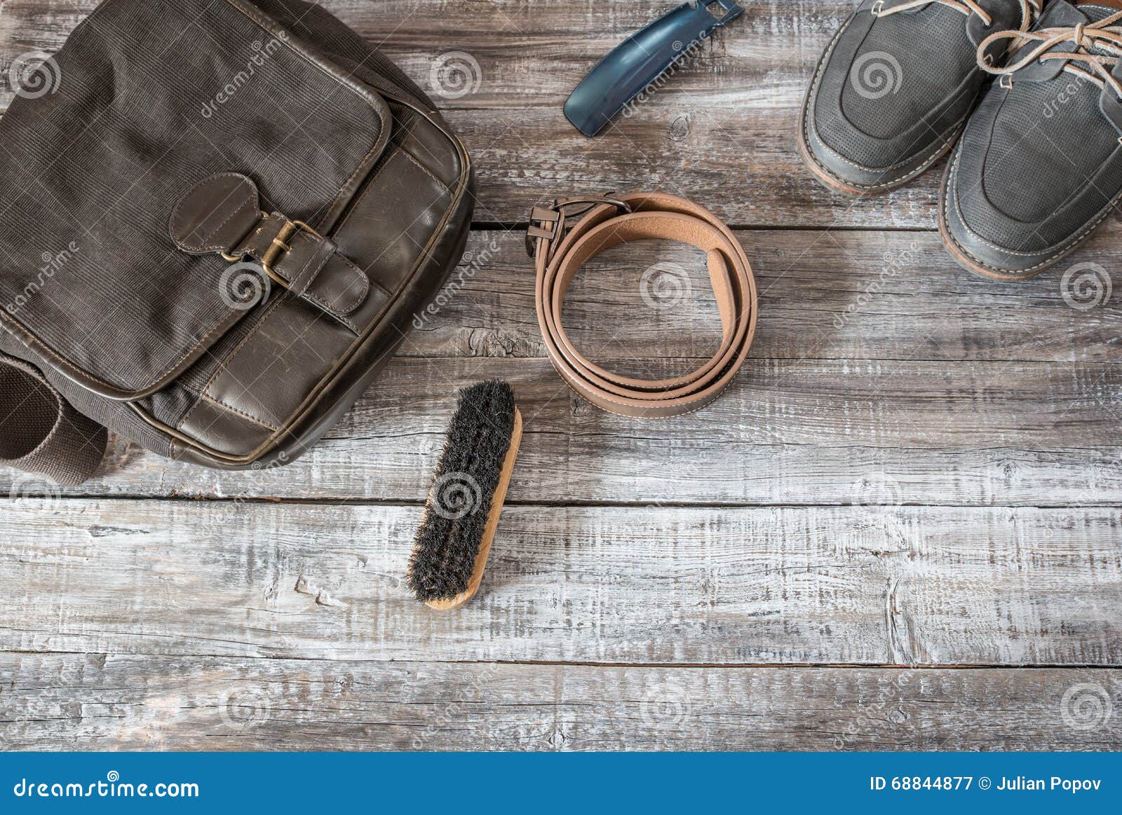 Vintage Still Life of Random Men Objects Stock Image - Image of ...