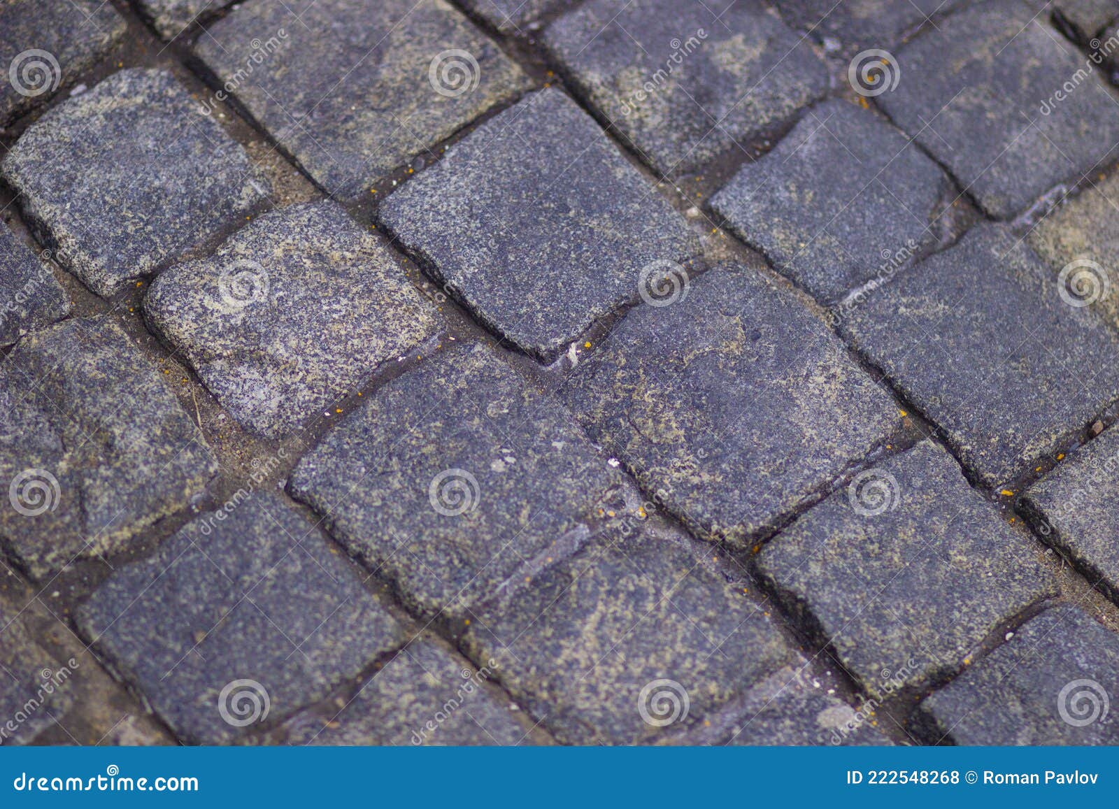 Vintage Pavement Made of Rubble Stone in the Old Town Stock Photo ...