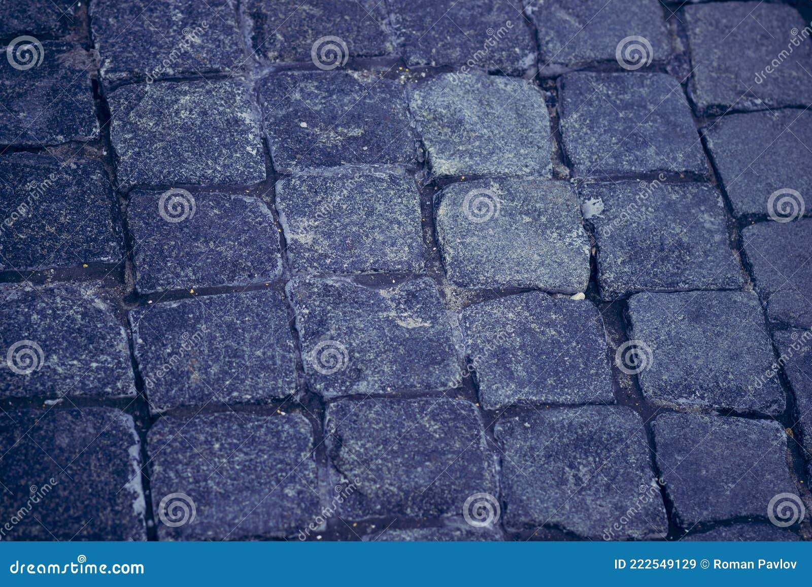 Vintage Pavement Made of Rubble Stone in the Old Town Stock Image ...