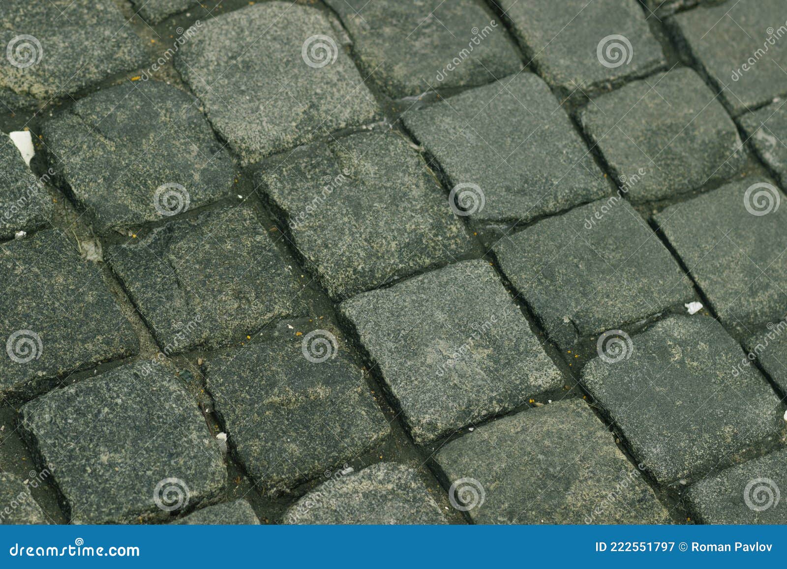 Vintage Pavement Made of Rubble Stone in the Old Town Stock Image ...