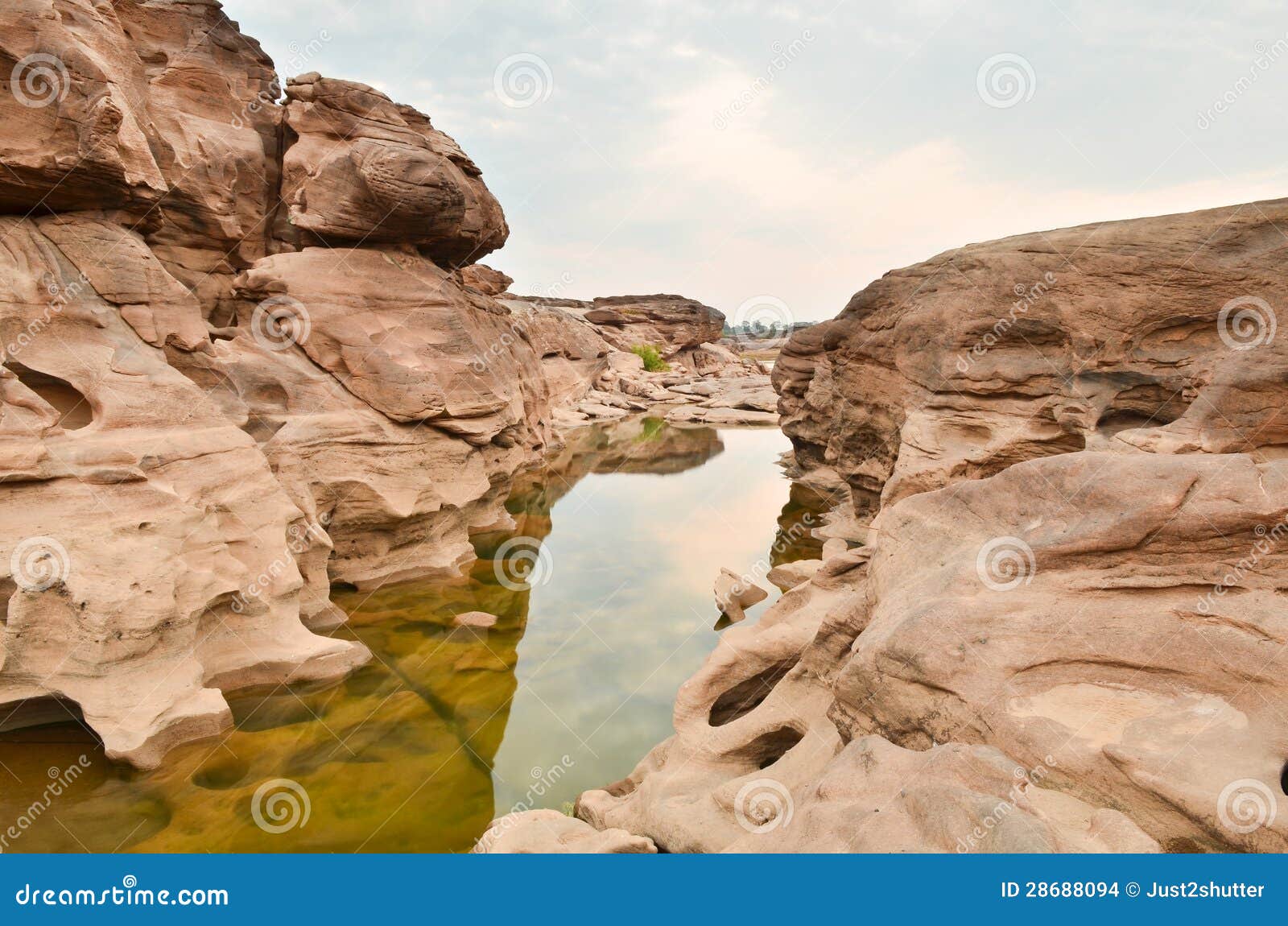 Vintage Stone at Sam Phan Bhok Grand Canyon Stock Photo - Image of ...