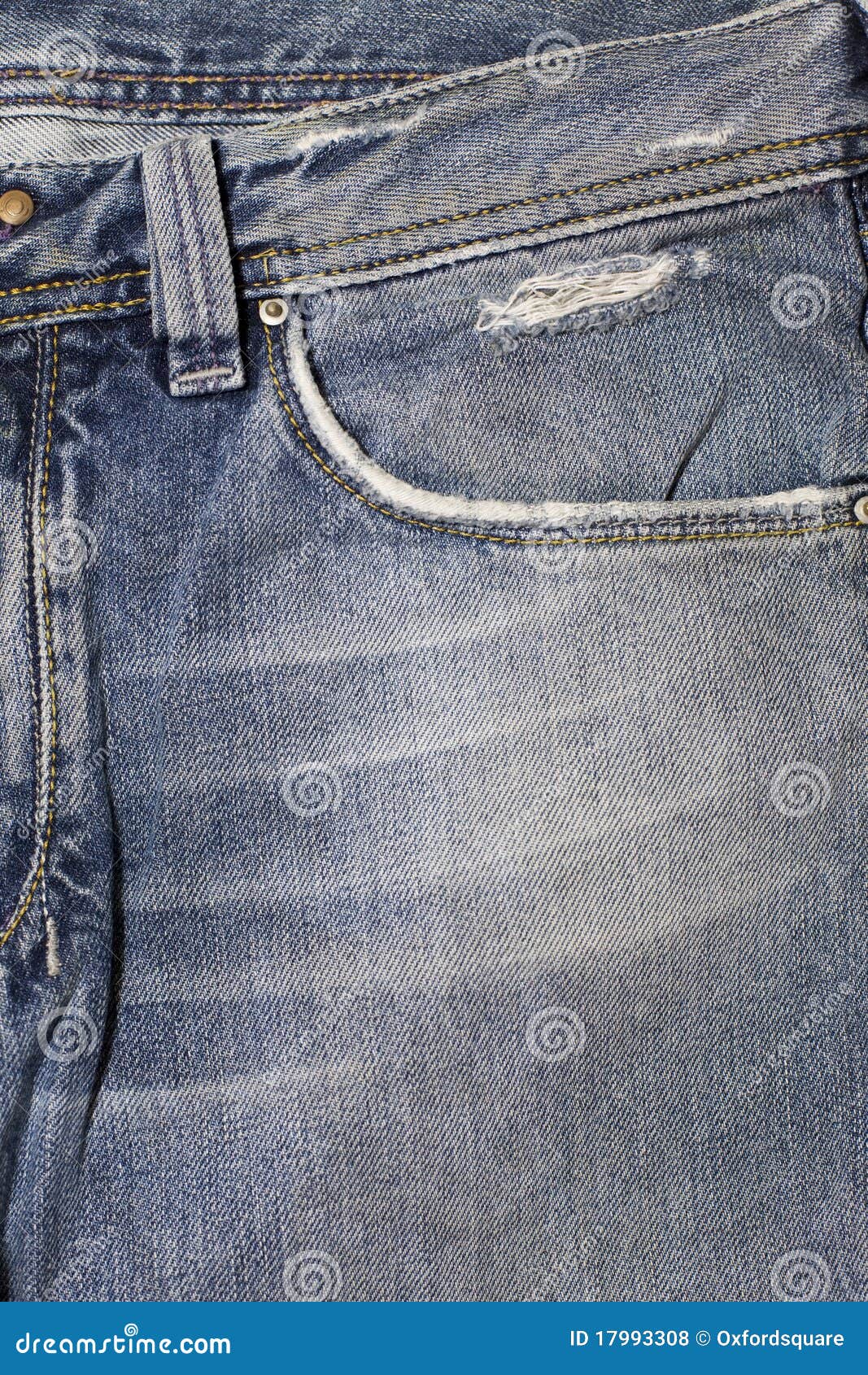Vintage Stone Washed Jeans stock photo. Image of washed - 17993308