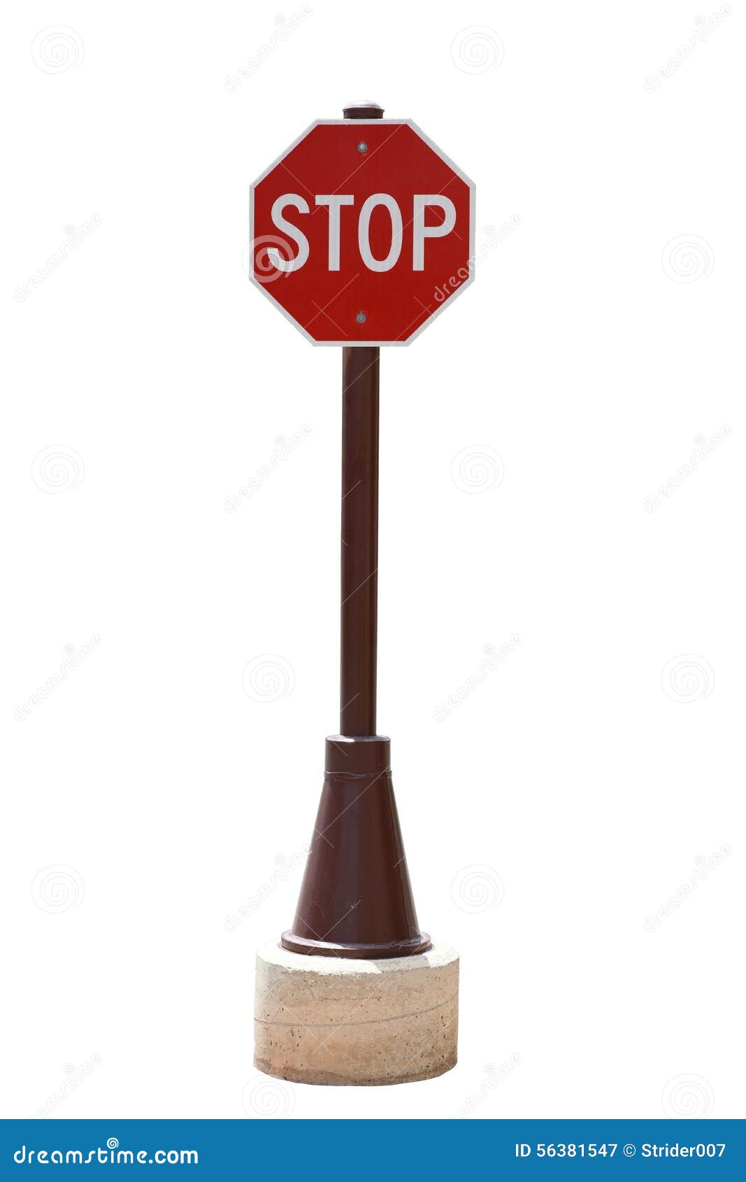 Vintage Stop Sign Isolated on White Stock Image - Image of warning ...