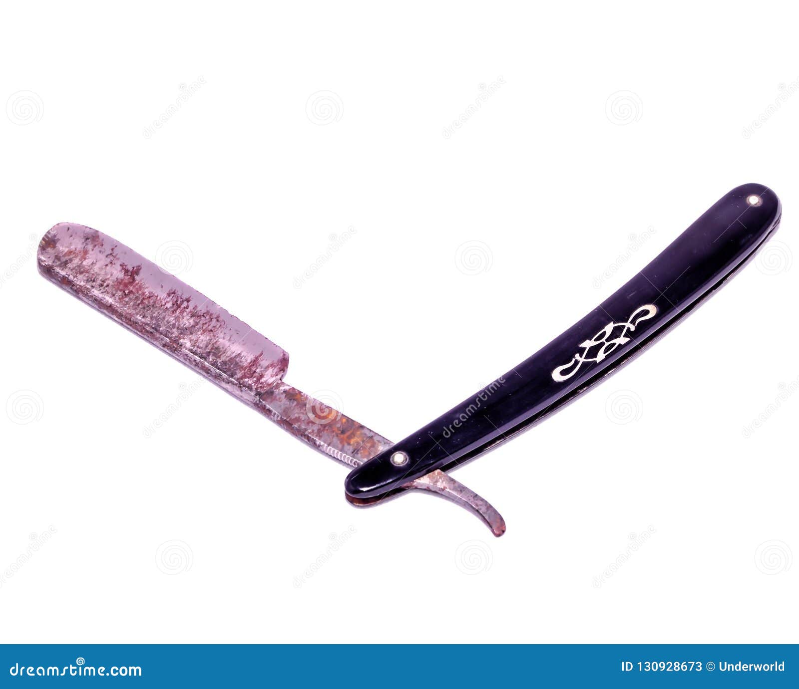 Vintage Straight Razor stock image. Image of rare, antique - 130928673