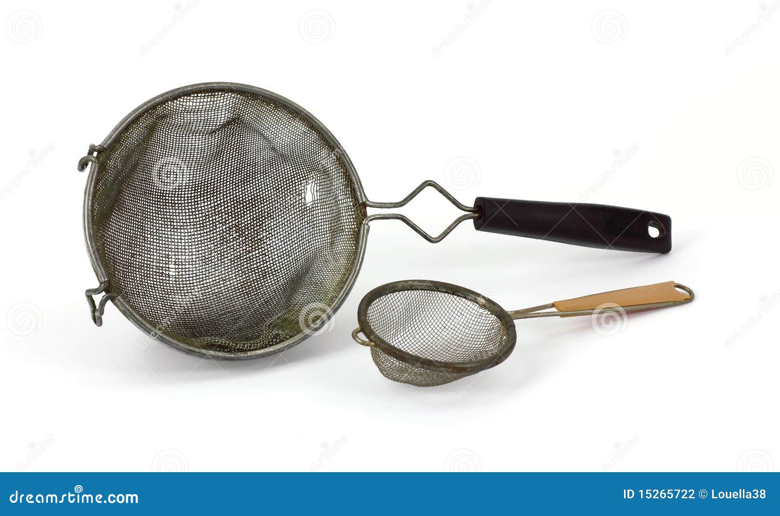 Vintage Strainers stock photo. Image of background, white - 15265722