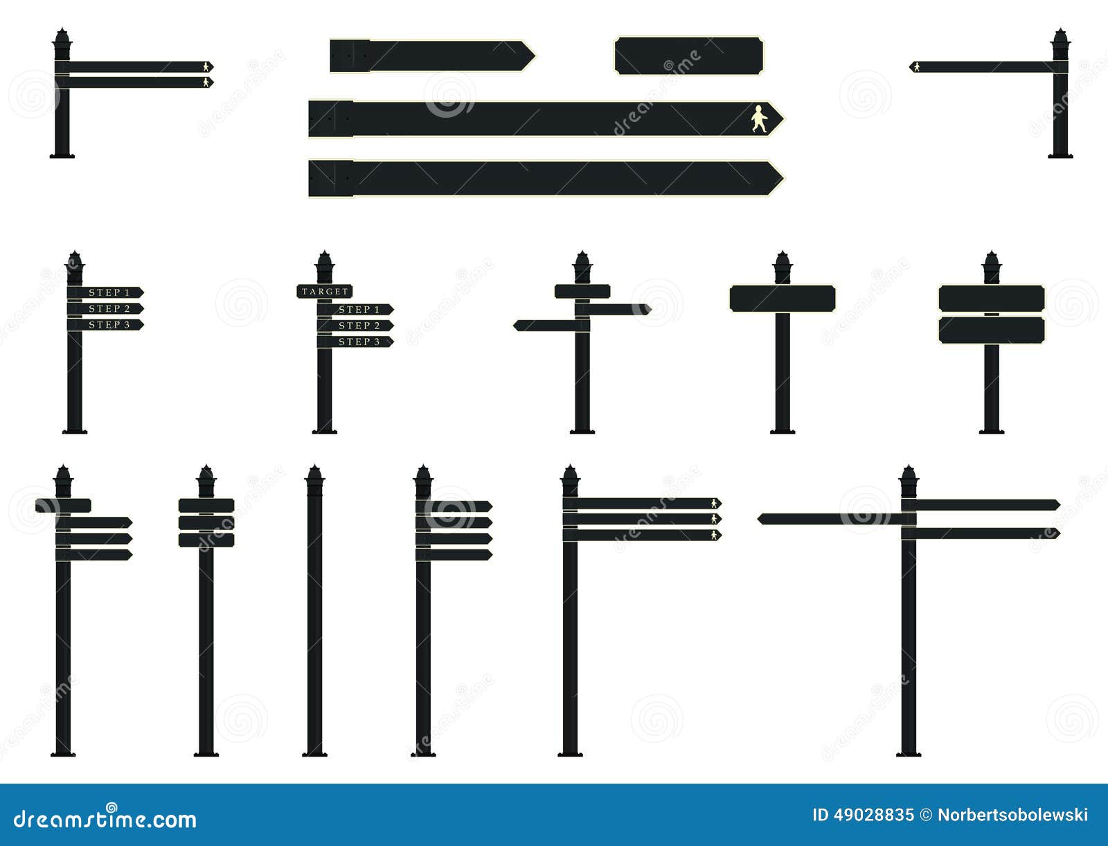 Vintage Street Sign Vector