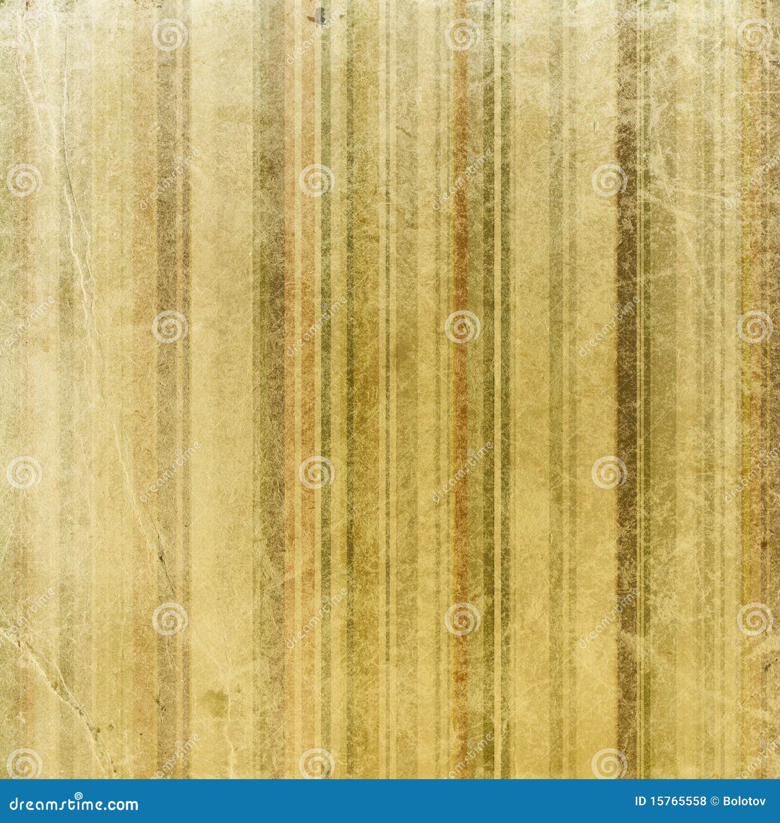 Vintage Stripes Decorated Paper. Stock Illustration - Illustration of ...