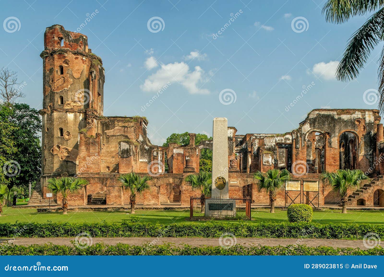 Vintage Structures of British Residency Complex in Lucknow, Stock Image ...