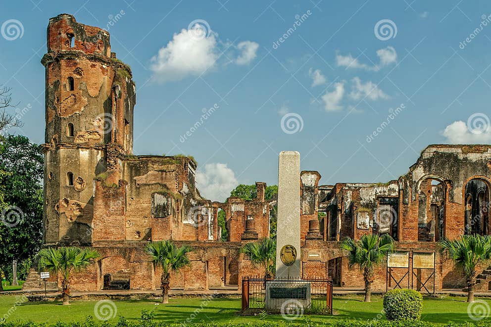 Vintage Structures of British Residency Complex in Lucknow, Stock Image ... Vintage Structures of British Residency Complex in Lucknow, Stock Image ...