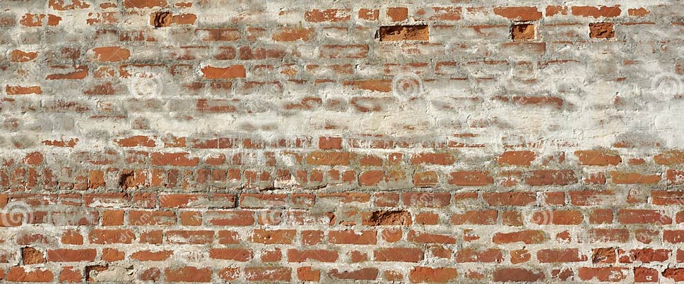 Vintage Studio Medieval White Red Brick Wall Backdrop Stock Photo ...