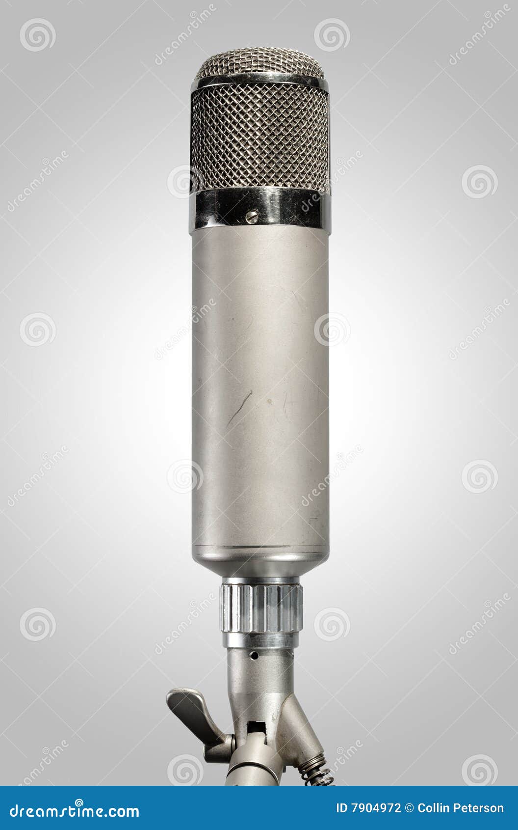 Vintage Studio Microphone stock photo. Image of legendary - 7904972