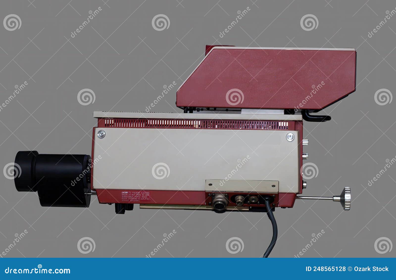 Vintage Studio TV Camera stock photo. Image of dated - 248565128