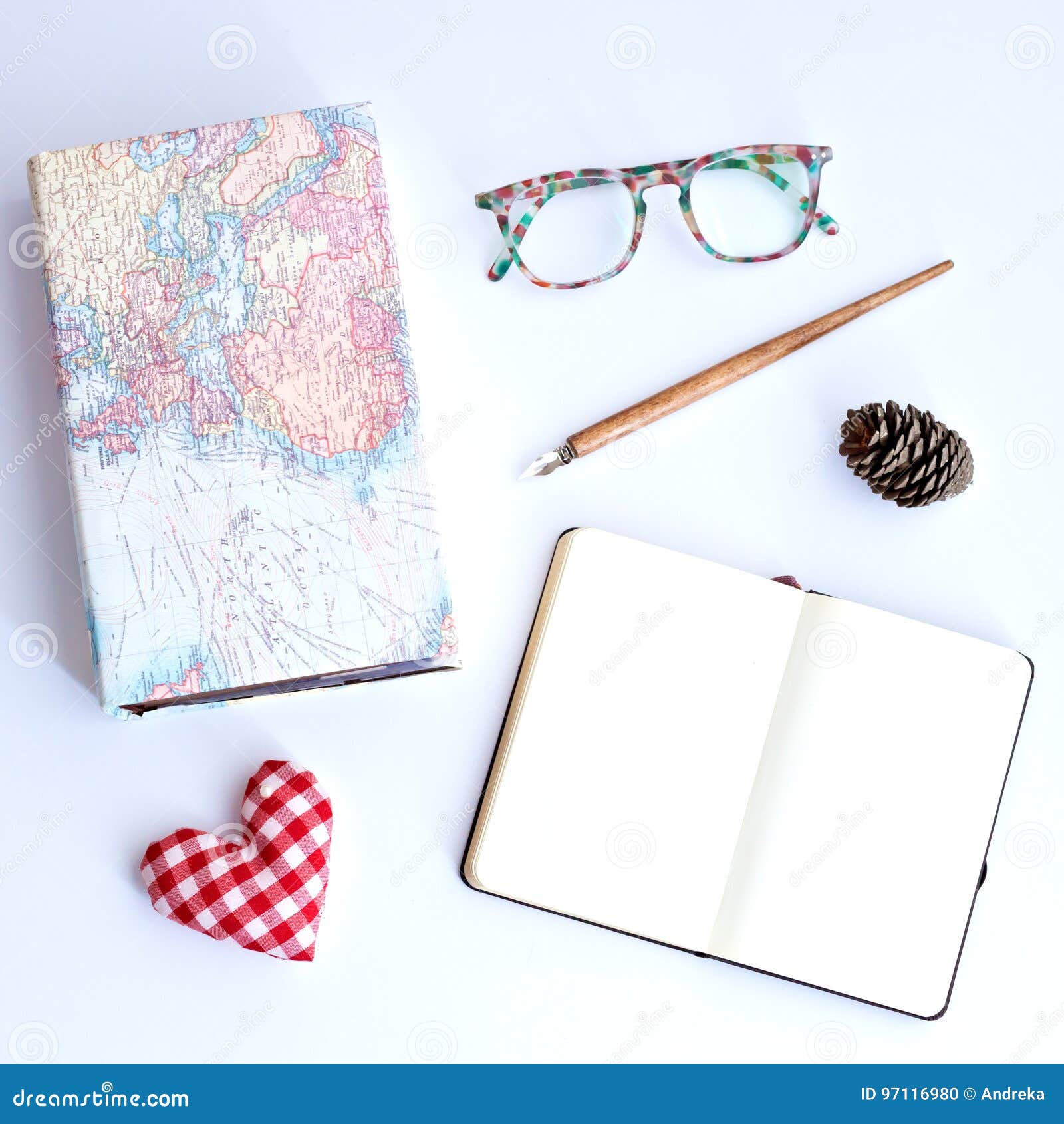 Vintage study items stock photo. Image of intelligent - 97116980