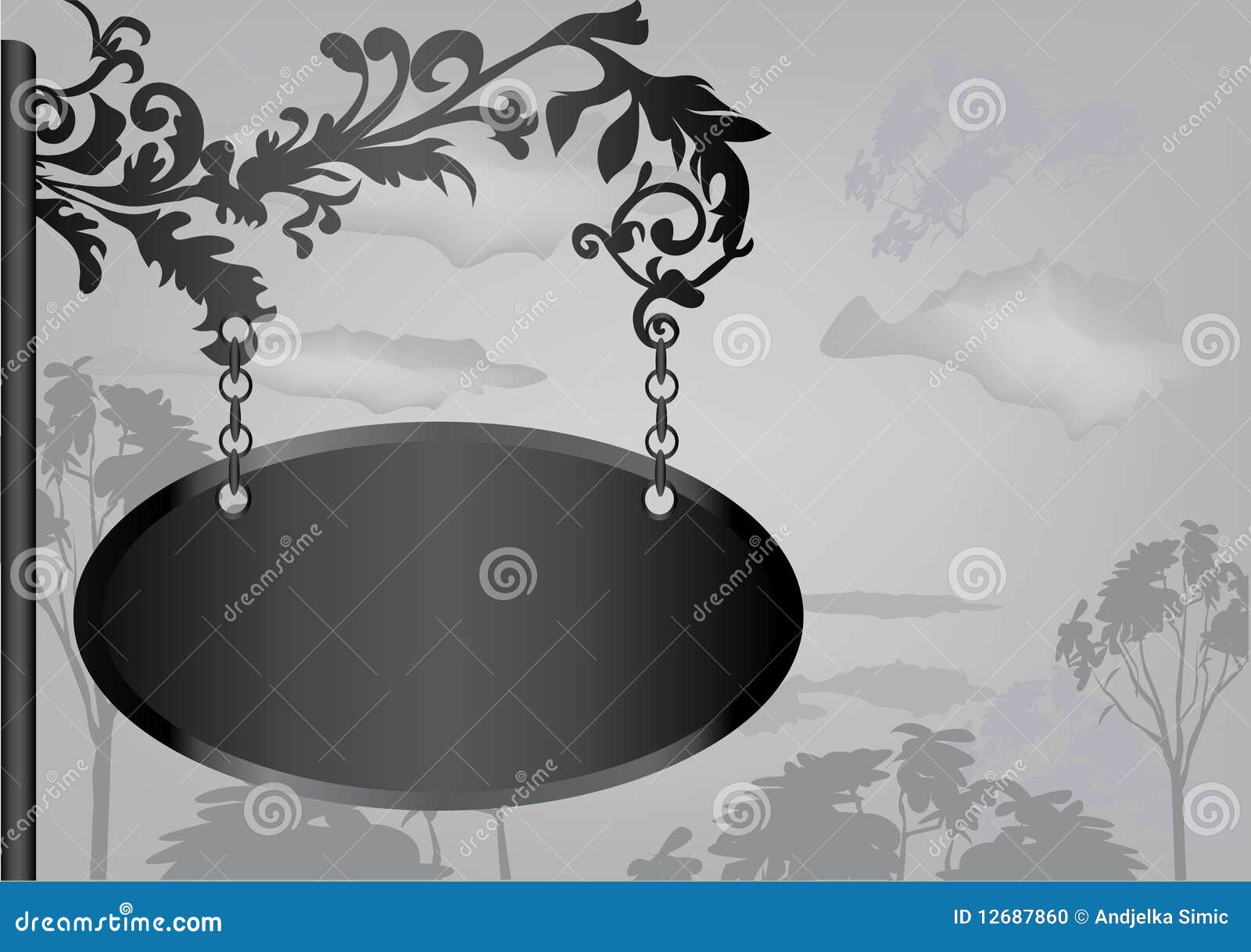 Vintage style banner stock vector. Illustration of announcement - 12687860