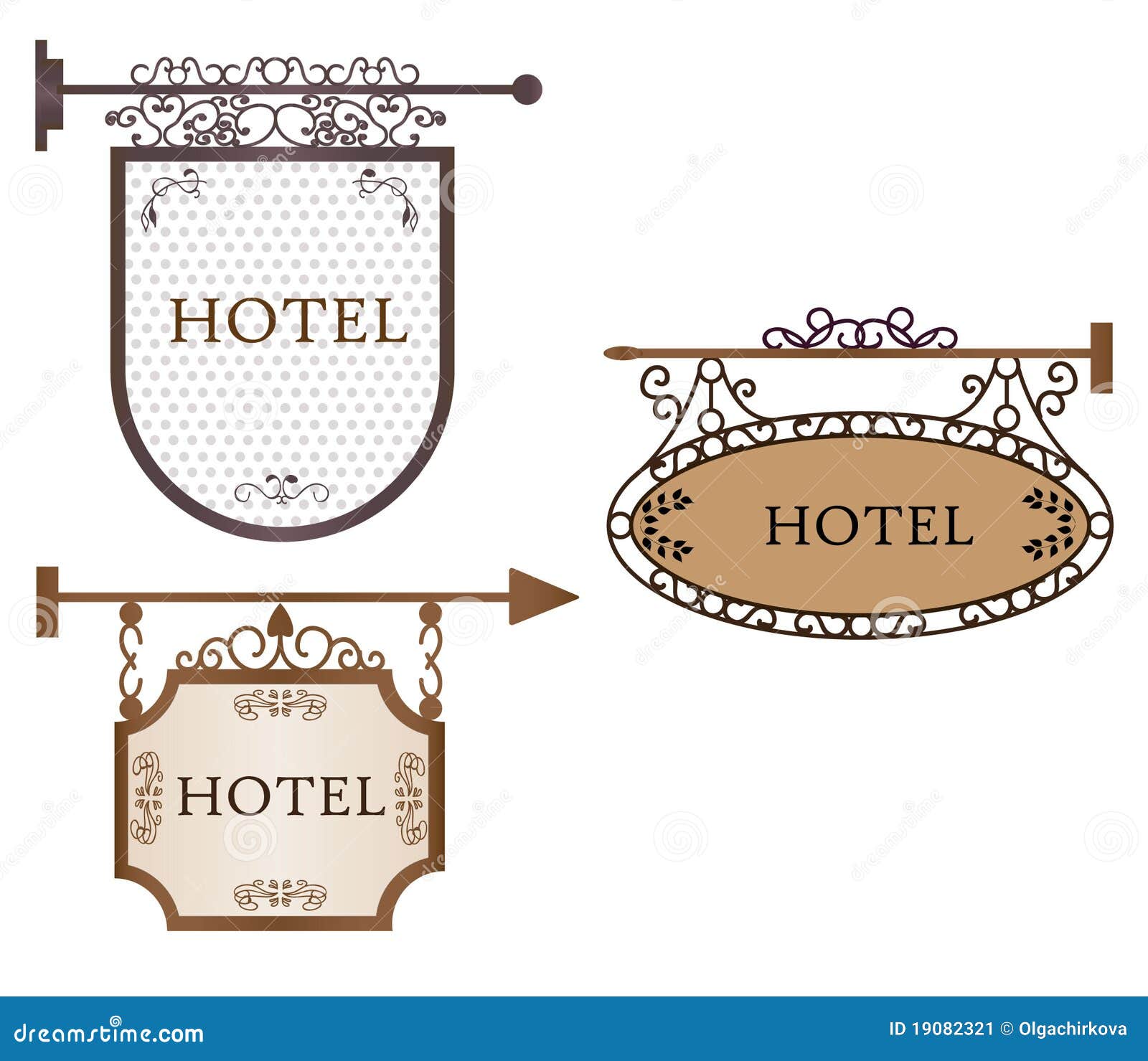Vintage style banners stock vector. Illustration of board - 19082321