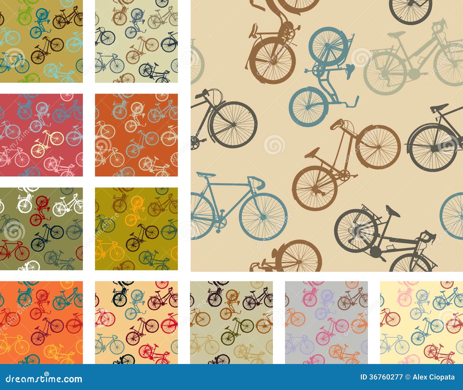 Vintage style bikes stock vector. Illustration of retro - 36760277