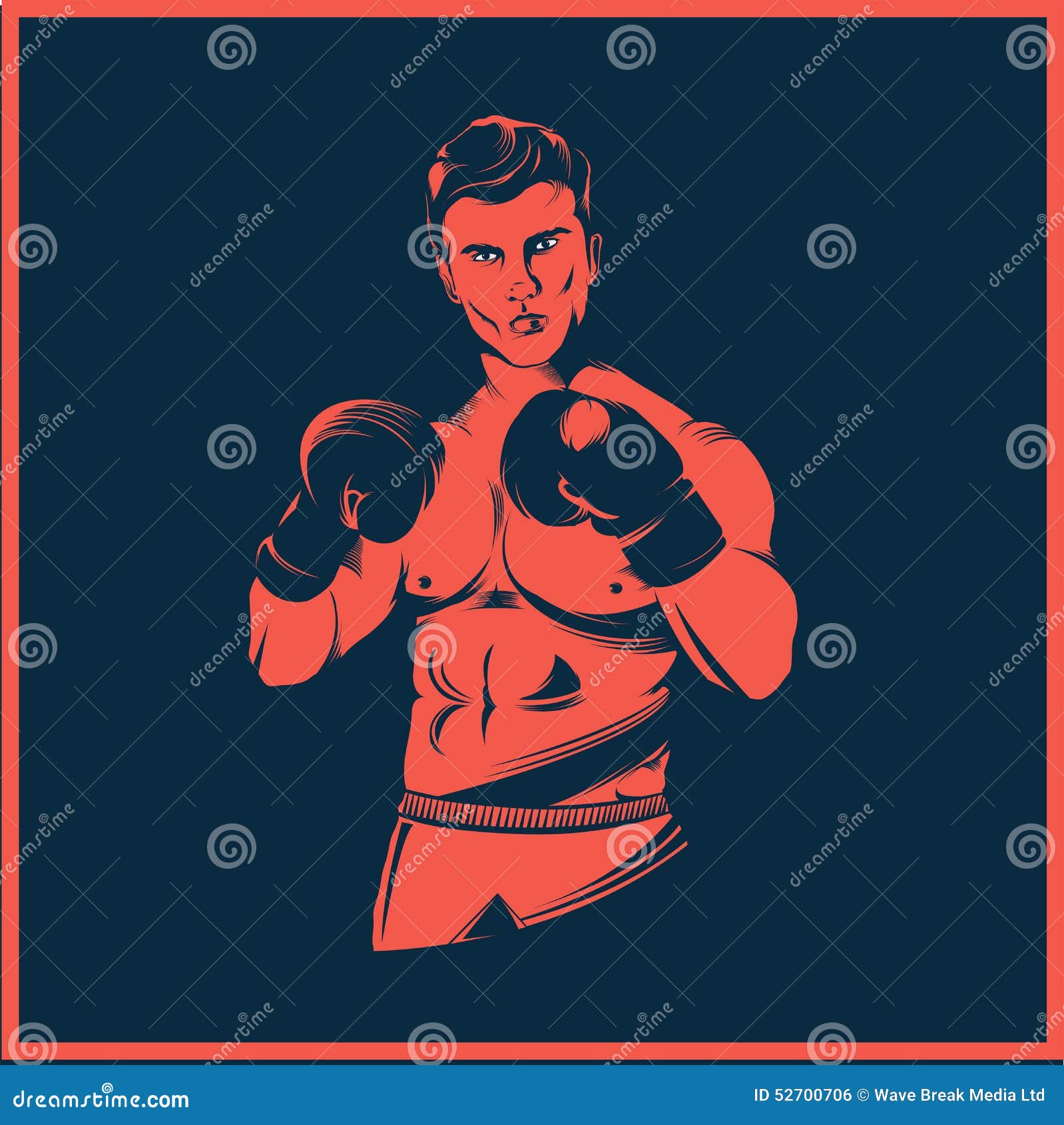 Vintage Style Boxer Vector Stock Illustrations – 835 Vintage Style ...