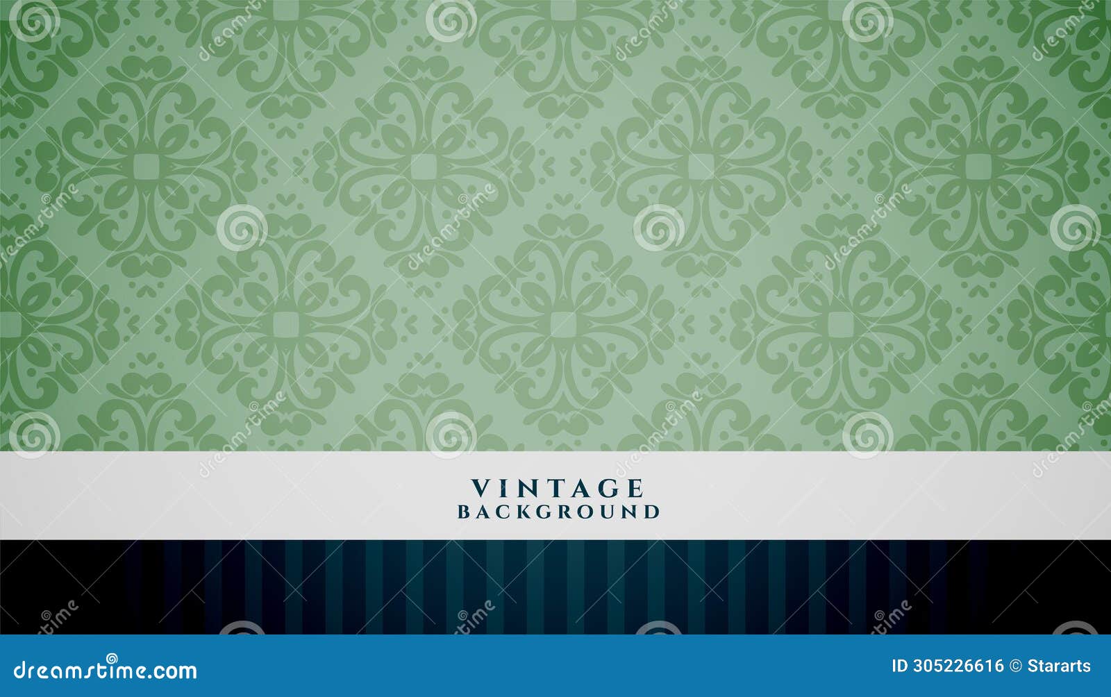 Vintage Style Decorative Floral Backdrop for Invitation Card Design ...