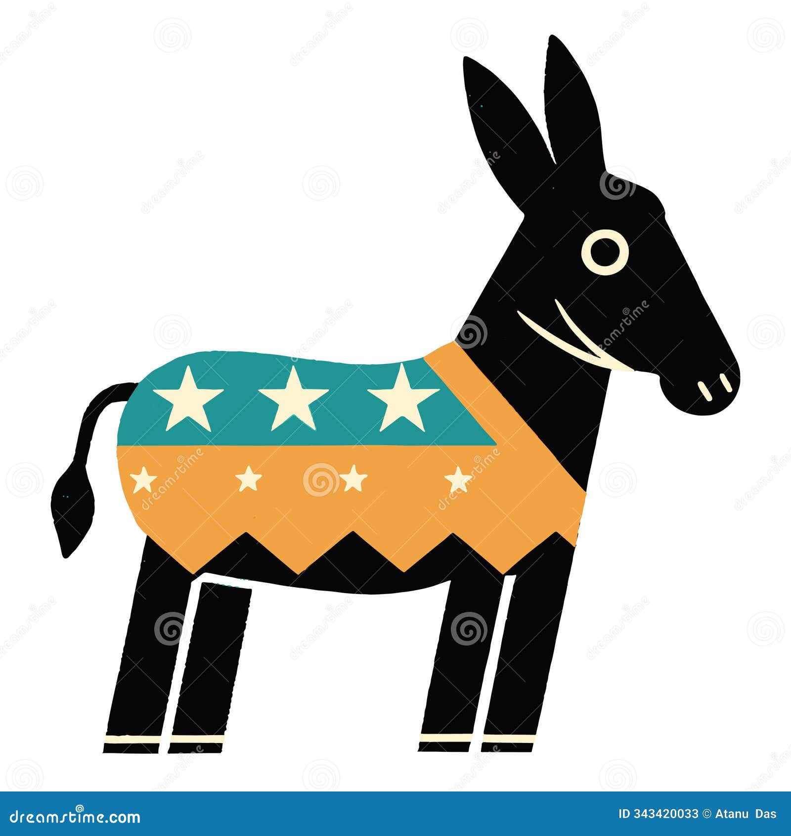 Donkey. Vector Set Of Different Style Illustrations | CartoonDealer.com ...