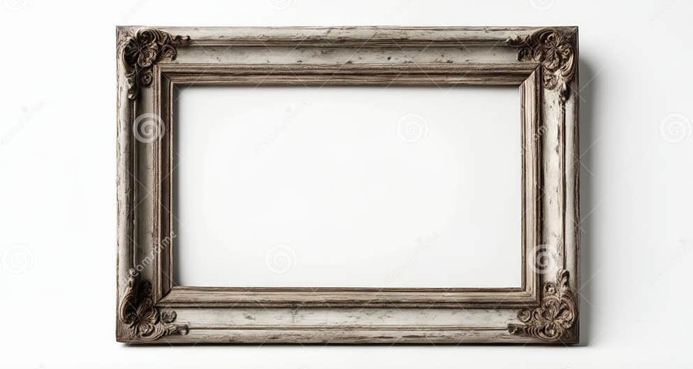 Vintage-style Empty Frame, Perfect for a New Masterpiece Stock ...