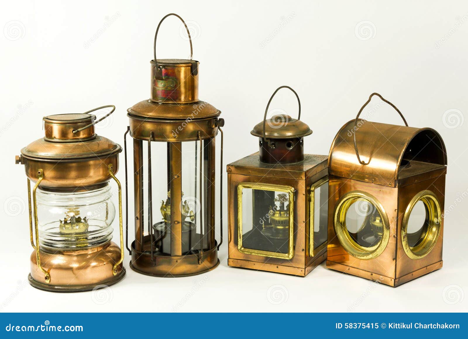 Vintage Style Kerosene Lantern Stock Image - Image of kerosene, grunge ...