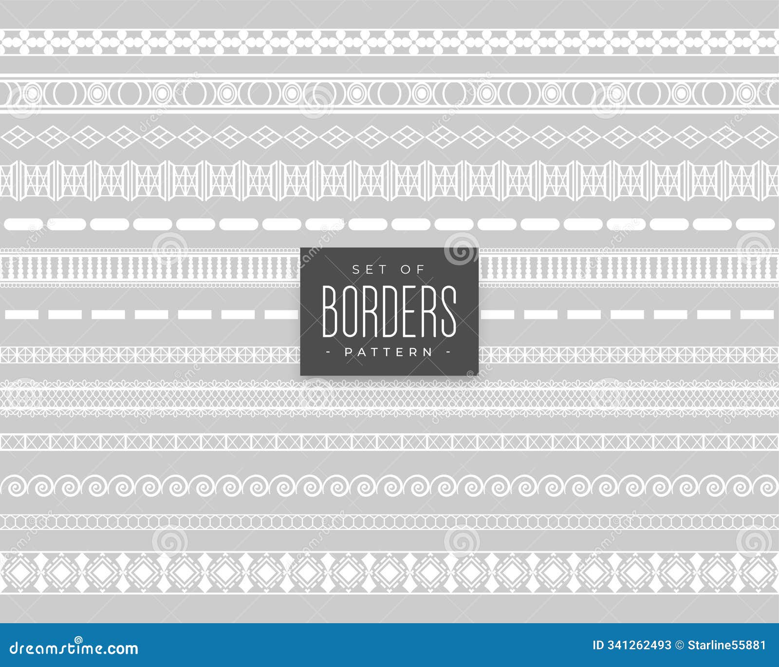 Vintage Style Lace Pattern Border Background in Collection Stock Vector ...